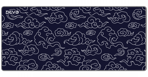 Devo Gaming mouse Pad - Cloud Dark Blue