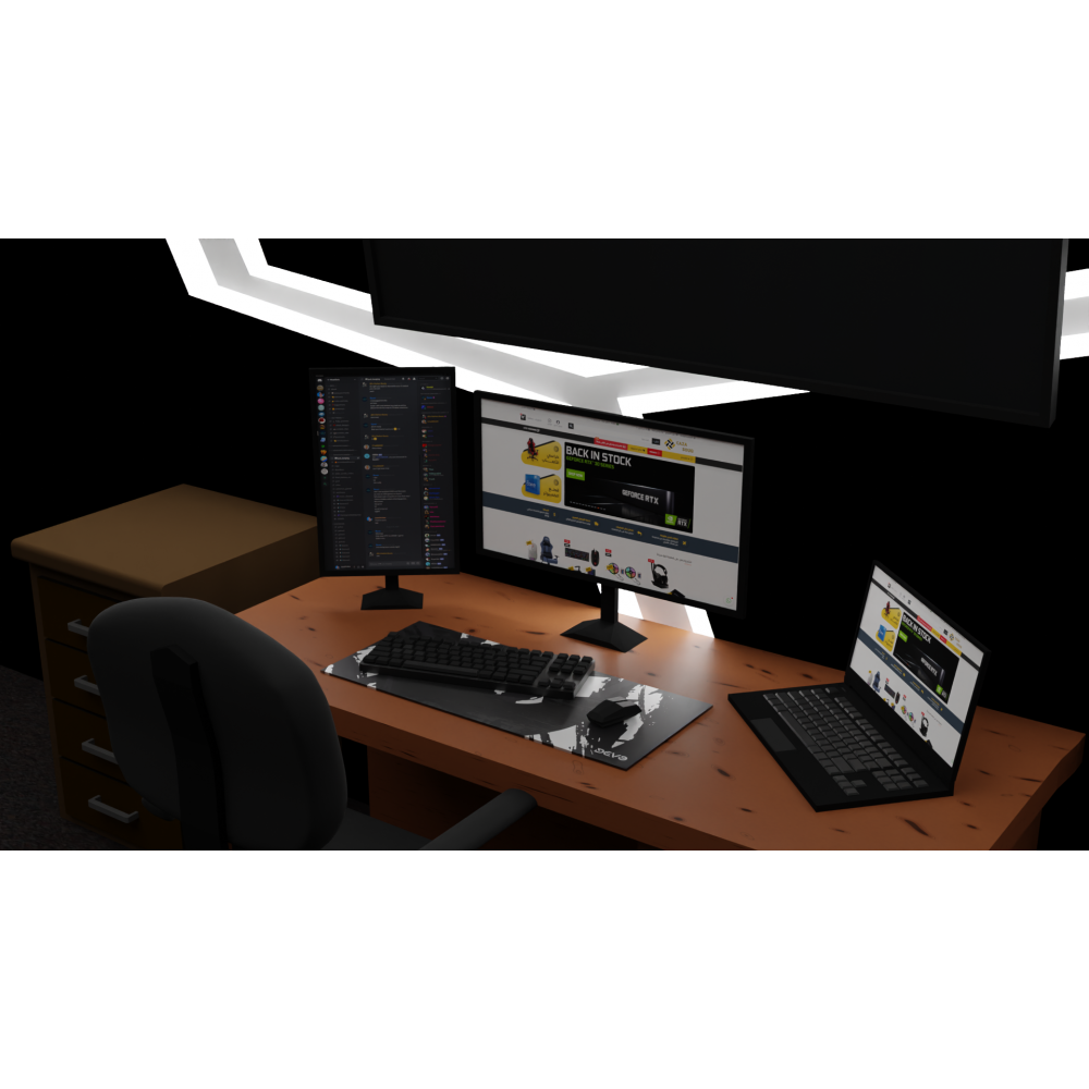 Devo Gaming Mouse Pad - Blacklicious-900