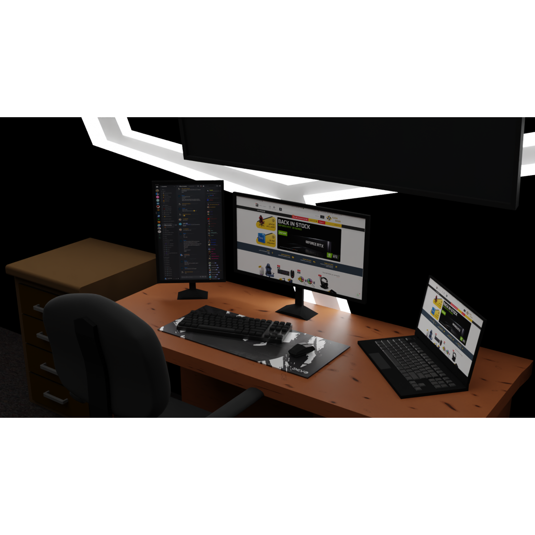 Devo Gaming Mouse Pad - Blacklicious-900