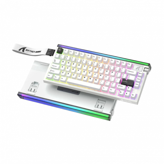 Attack Shark R85 HE RGB Wired Mechanical Keyboard - Purple Mandrel ...