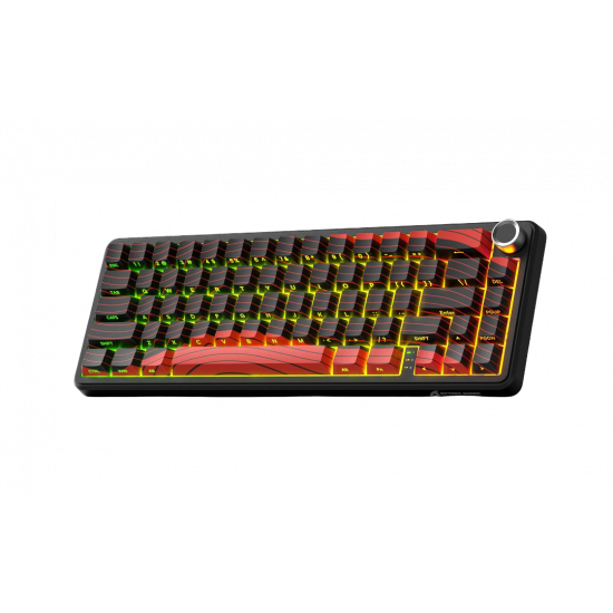 كيبورد Attack Shark X65Pro HE RGB ثلاثي الوضع أسود أحمر | مفاتيح ...