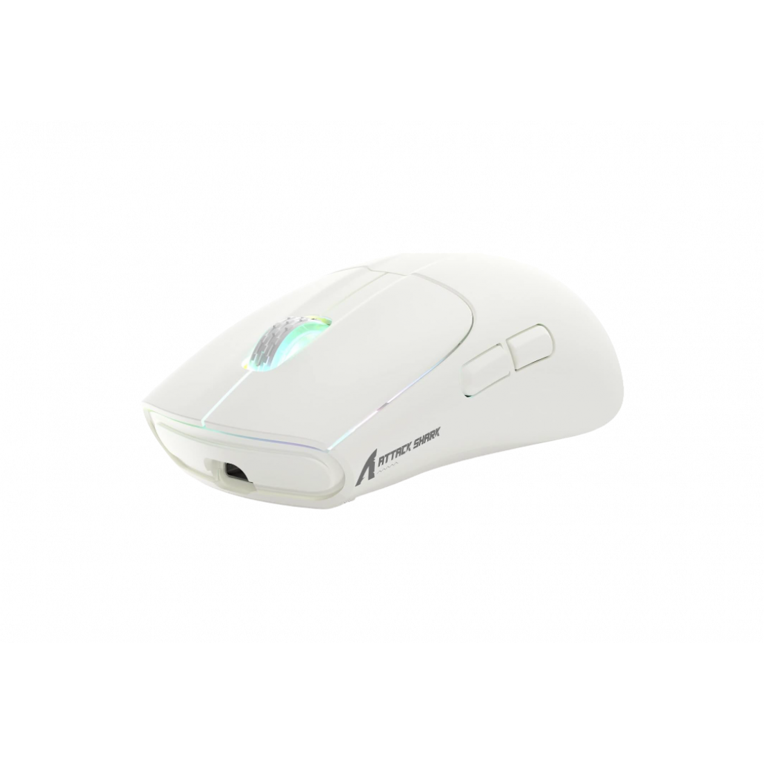 Attack Shark X5 RGB Tri-Mode Wireless Gaming Mouse - White