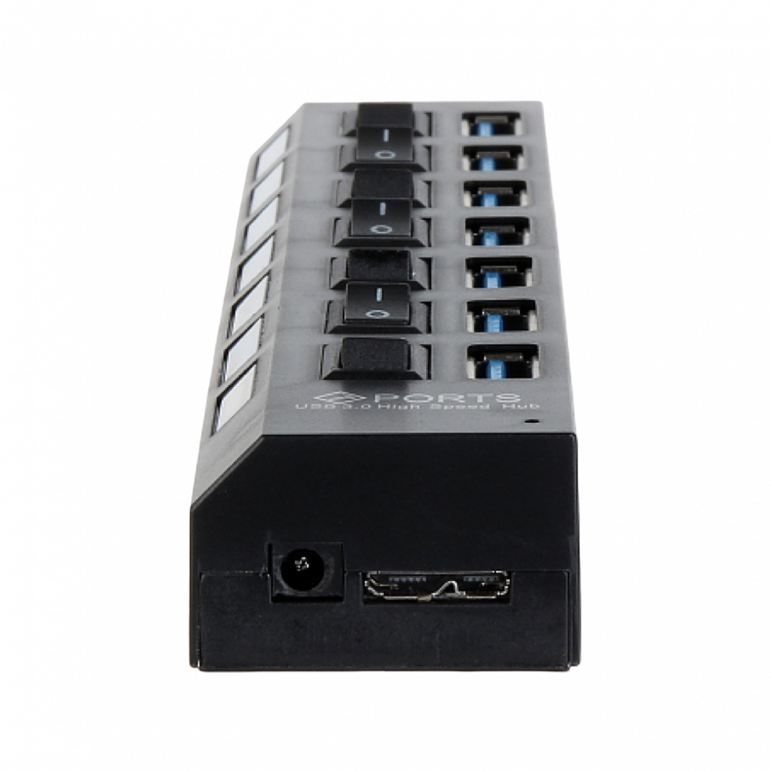 USB3.0 hub to 7 x USB3.0 Ports with single switch to control