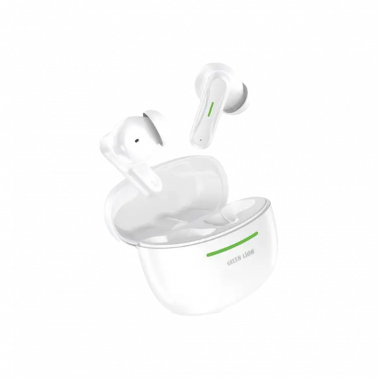 Green Lion Cairo Wireless Earbuds - White