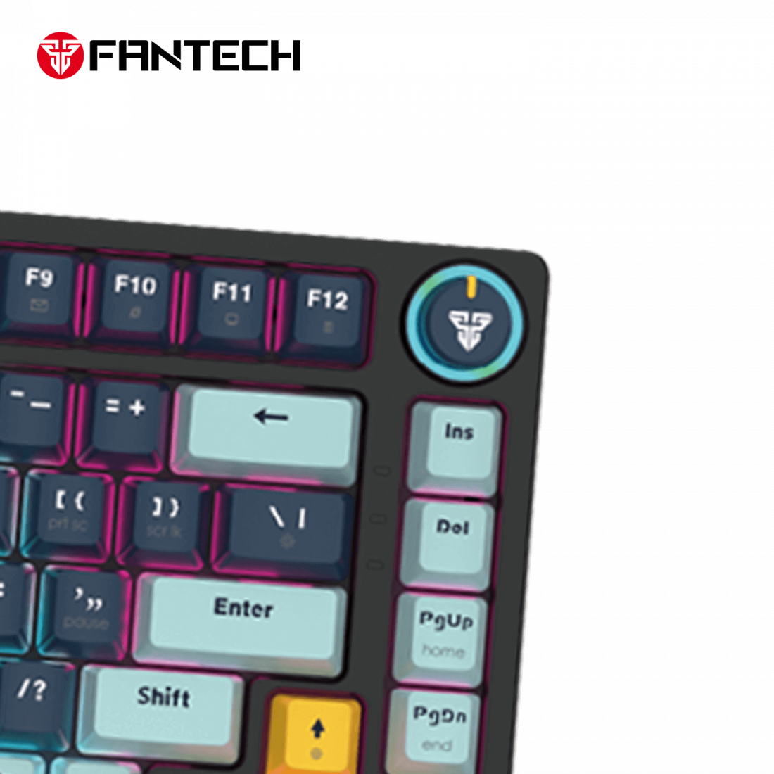 Fantech MK875V2 Wired Mechanical Keyboard - Navy with Blue Switch