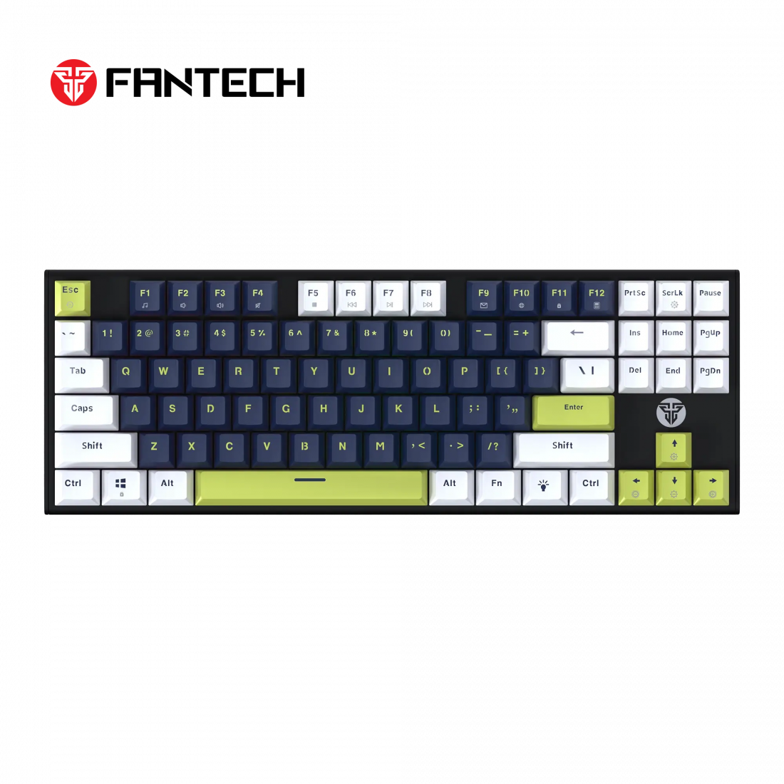 Fantech MK877S Wired Mechanical Keyboard - Blue - Red Switch