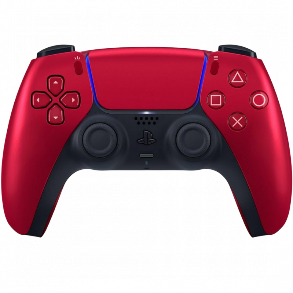 يد تحكم PS5 DualSense لاسلكية Volcanic Red – تحكم بلايستيشن 5 الرسمي
