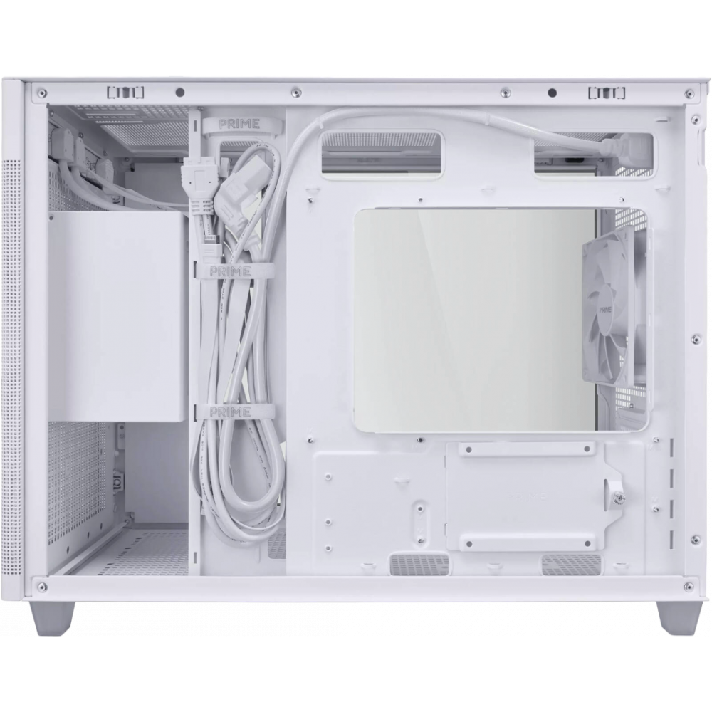 صندوق ASUS Prime AP201 Mesh الأبيض – كيس Micro-ATX | تدفق هواء ممتاز ...