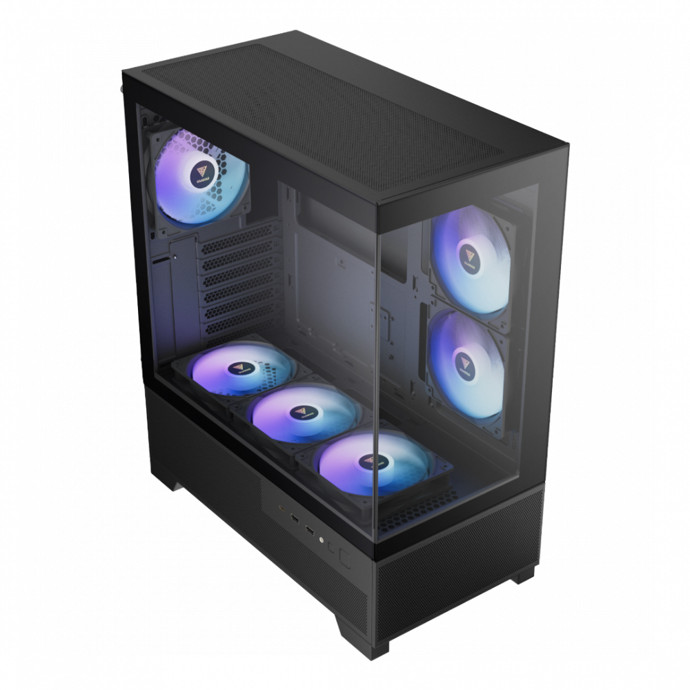 Gamdias AURA GC12 ARGB Case - Black