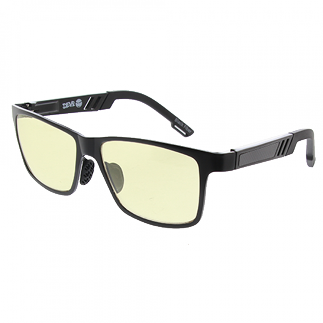 Devo Gaming Glasses - Black Fiber