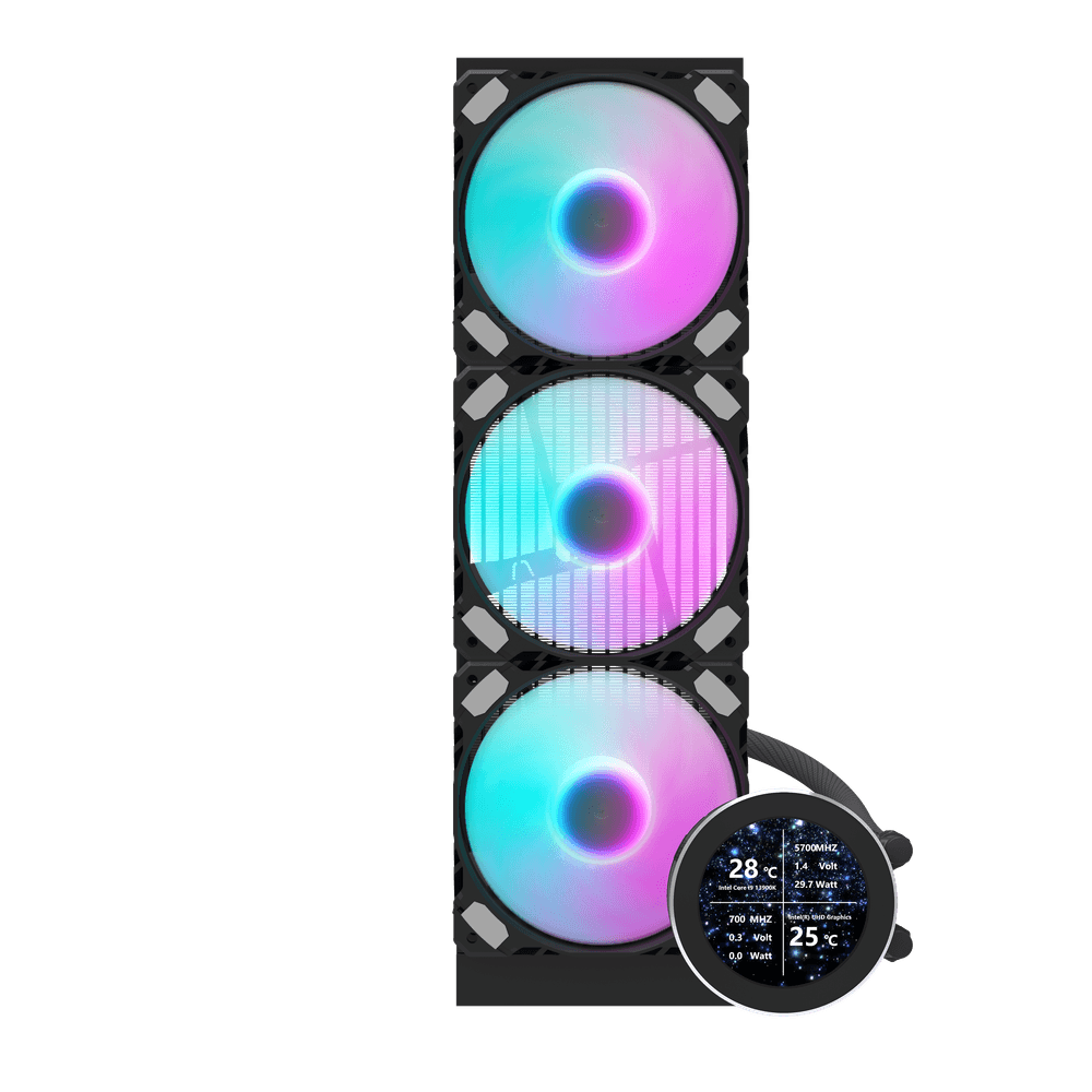 darkFlash DV360S 360mm Liquid Cooler - Black