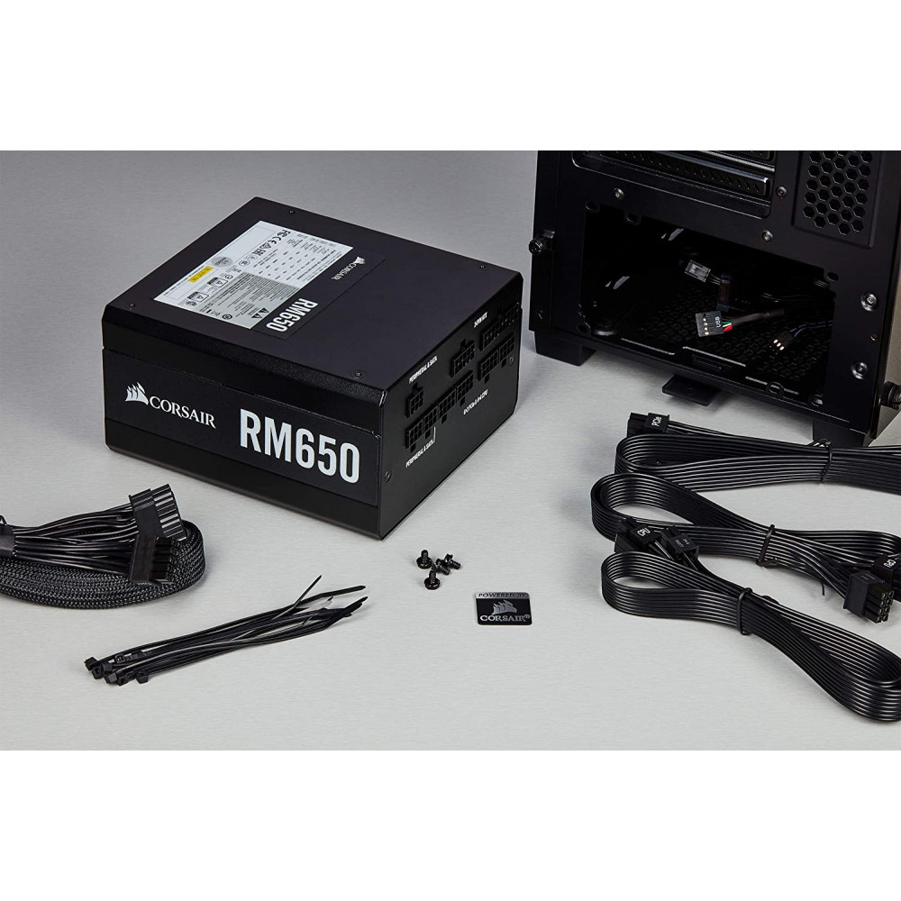 Corsair RM650 - 650 Watt 80 PLUS Gold Certified Fully Modular PSU