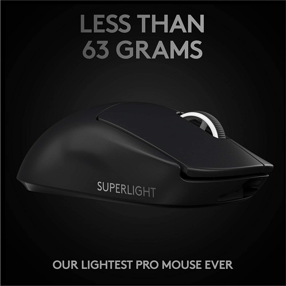 Logitech G Pro X Superlight Black Wireless Gaming mouse
