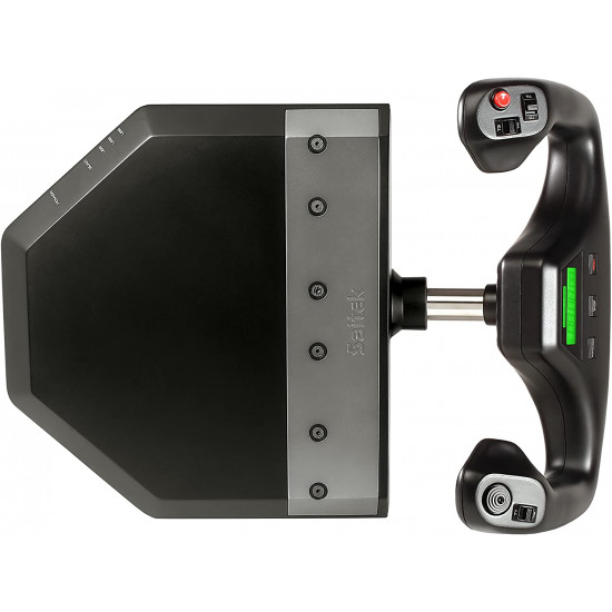 نظام Logitech G Saitek Pro Flight Yoke | ذراع ومقبض خانق لمحاكاة الطيران